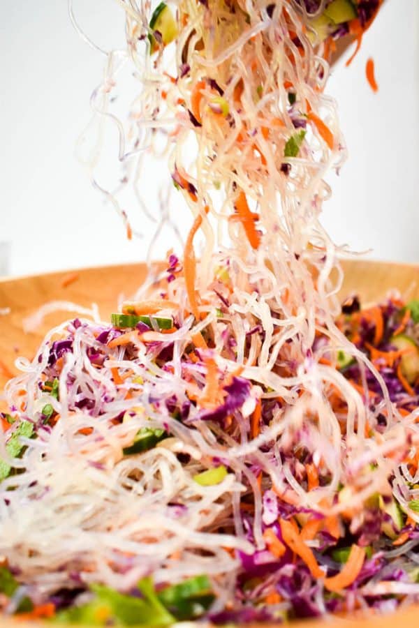 Summer Kelp Noodle Salad with Ginger Peanut Dressing | Sarah Gold ...